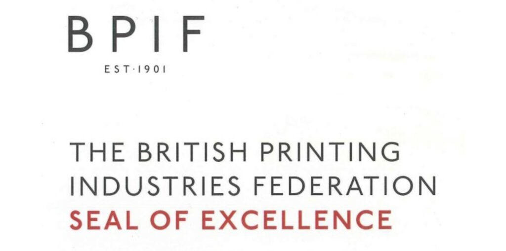 BPIF | Seal of Excellence | Impress Print Services